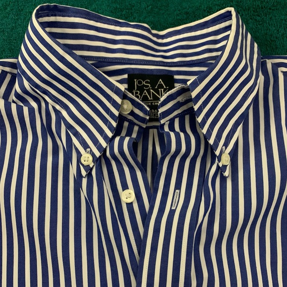 Jos. A. Bank | Shirts | Joseph A Bank Bold Blue Striped Shirt | Poshmark